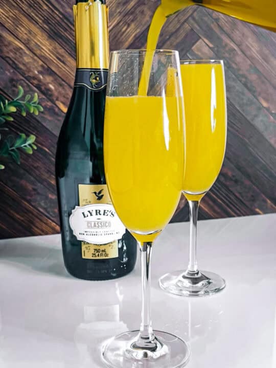 Easy Non-Alcoholic Mimosa Recipe