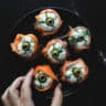 Easiest 4-Ingredient Halloween Smoked Salmon Canapes Recipe