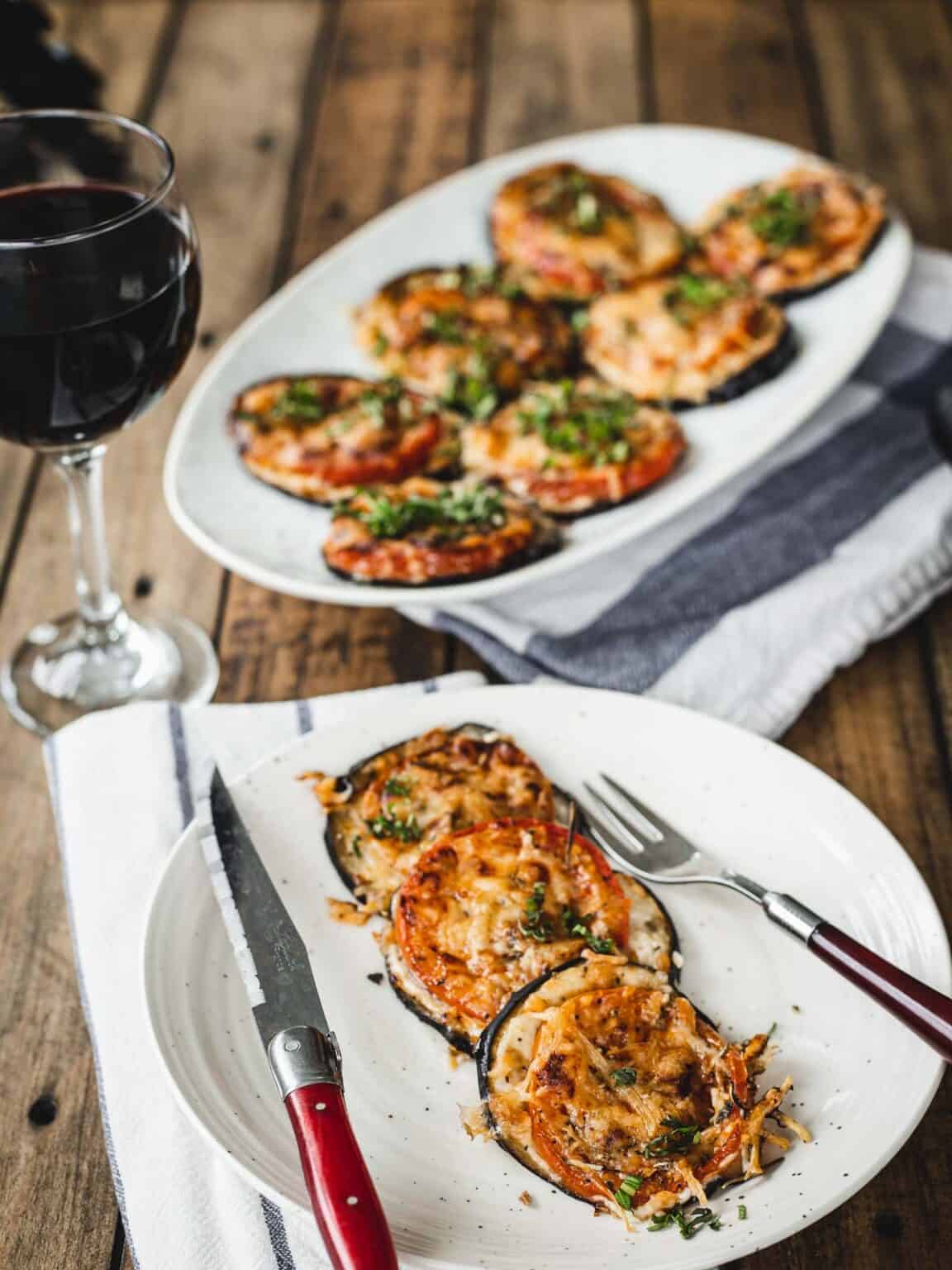 The Only Vegan Eggplant Stacks You'll Want to Make