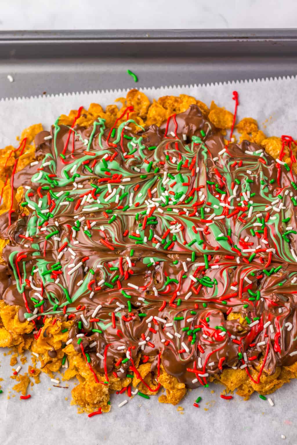 Christmas Cornflake Brittle That Kids Love