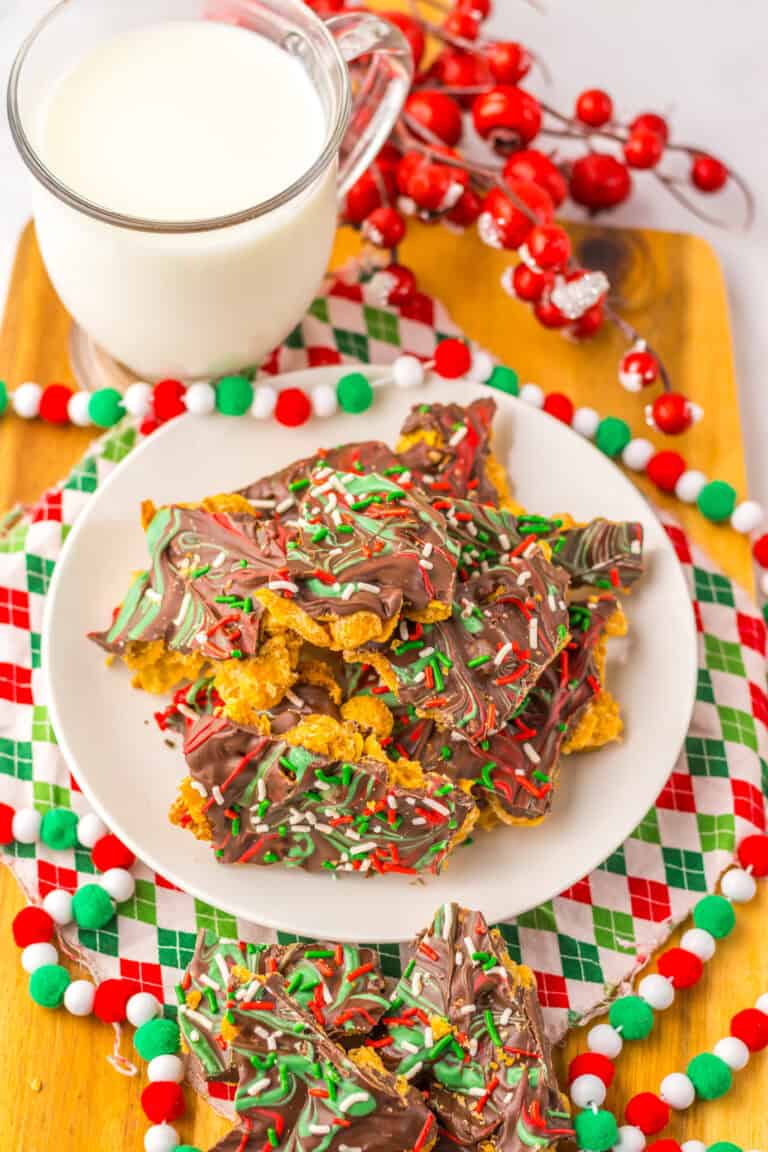 Christmas Cornflake Brittle That Kids Love