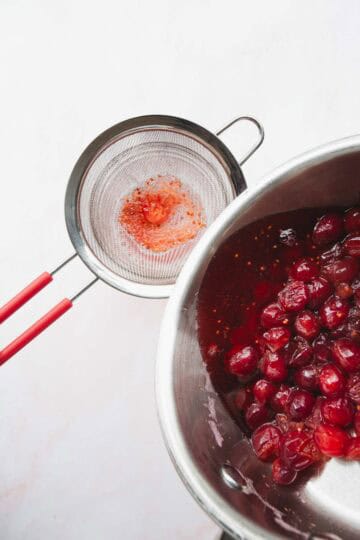 15 Minute Cranberry Simple Syrup Recipe