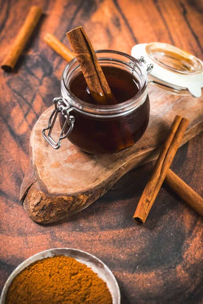Homemade Cinnamon Simple Syrup
