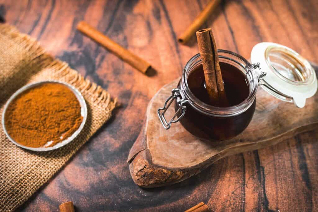 Homemade Cinnamon Simple Syrup