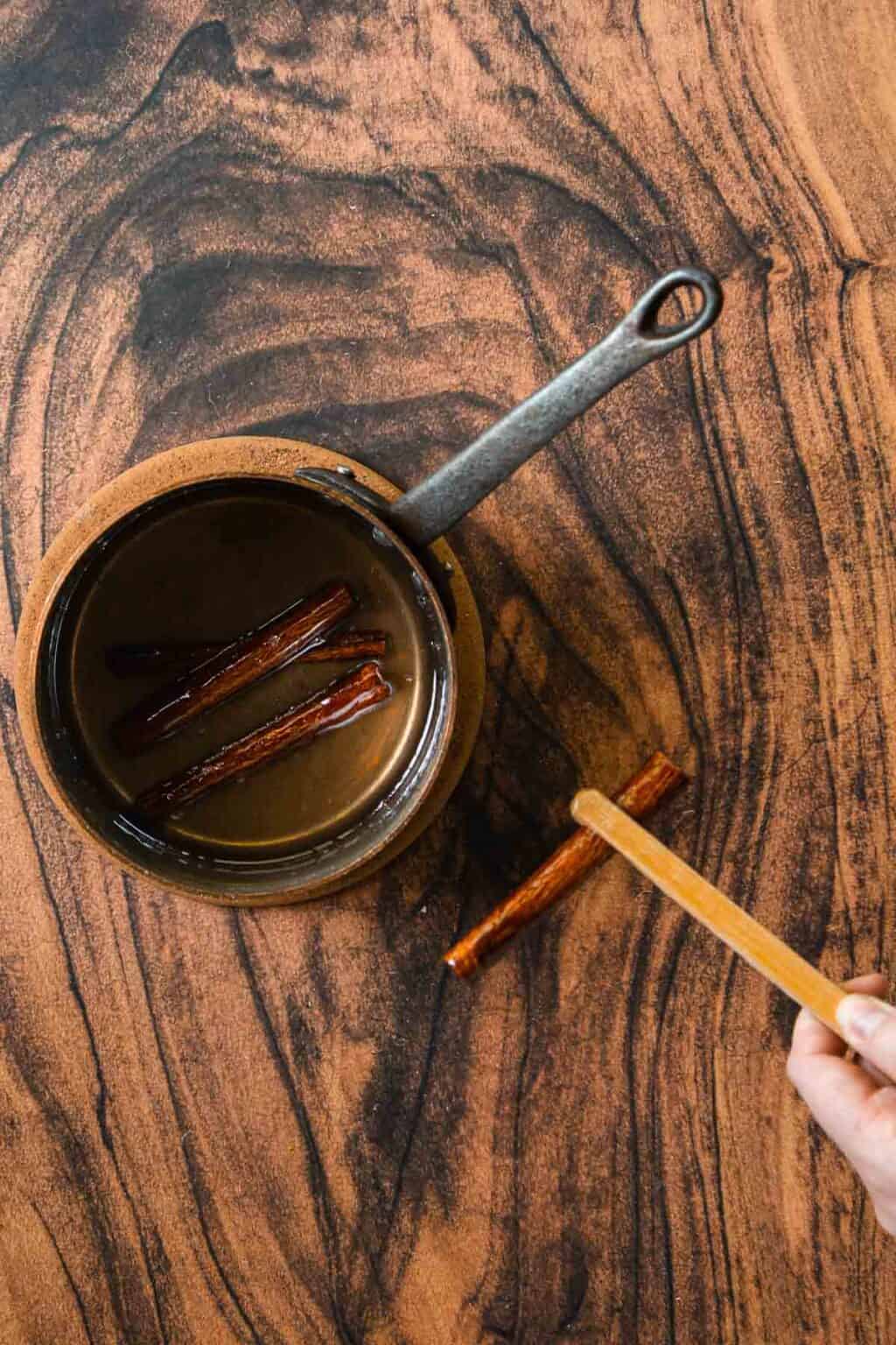 Homemade Cinnamon Simple Syrup