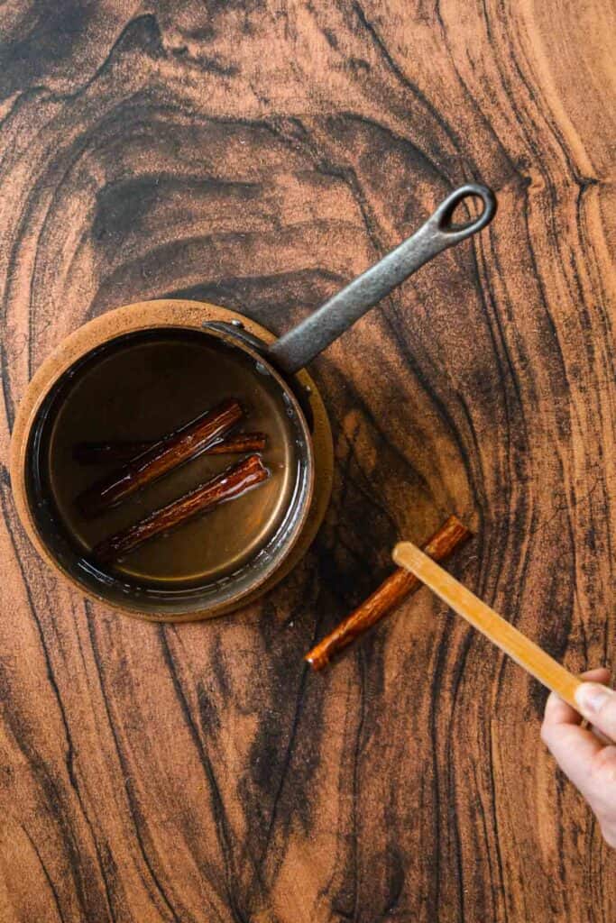 Homemade Cinnamon Simple Syrup