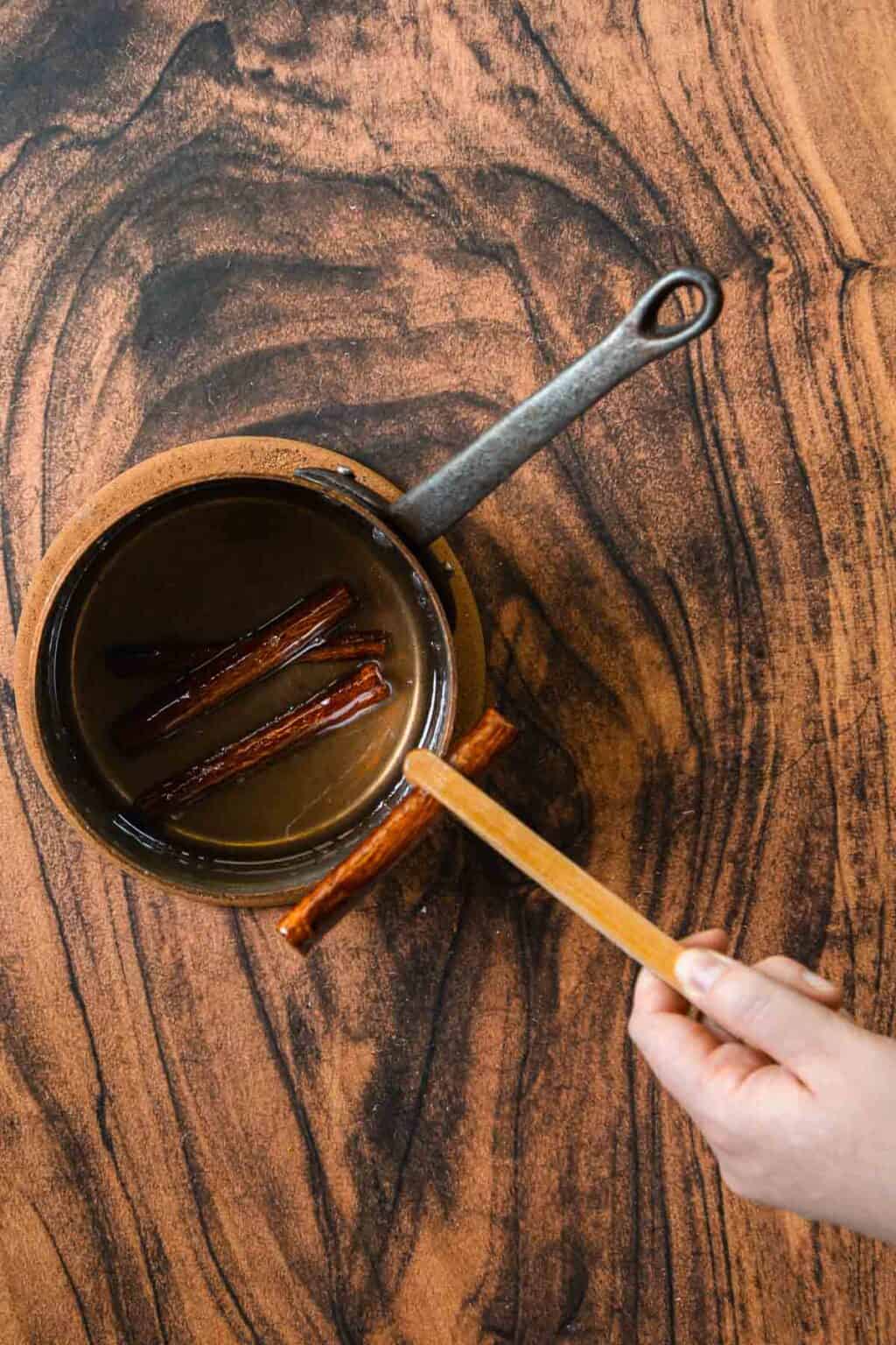 Homemade Cinnamon Simple Syrup