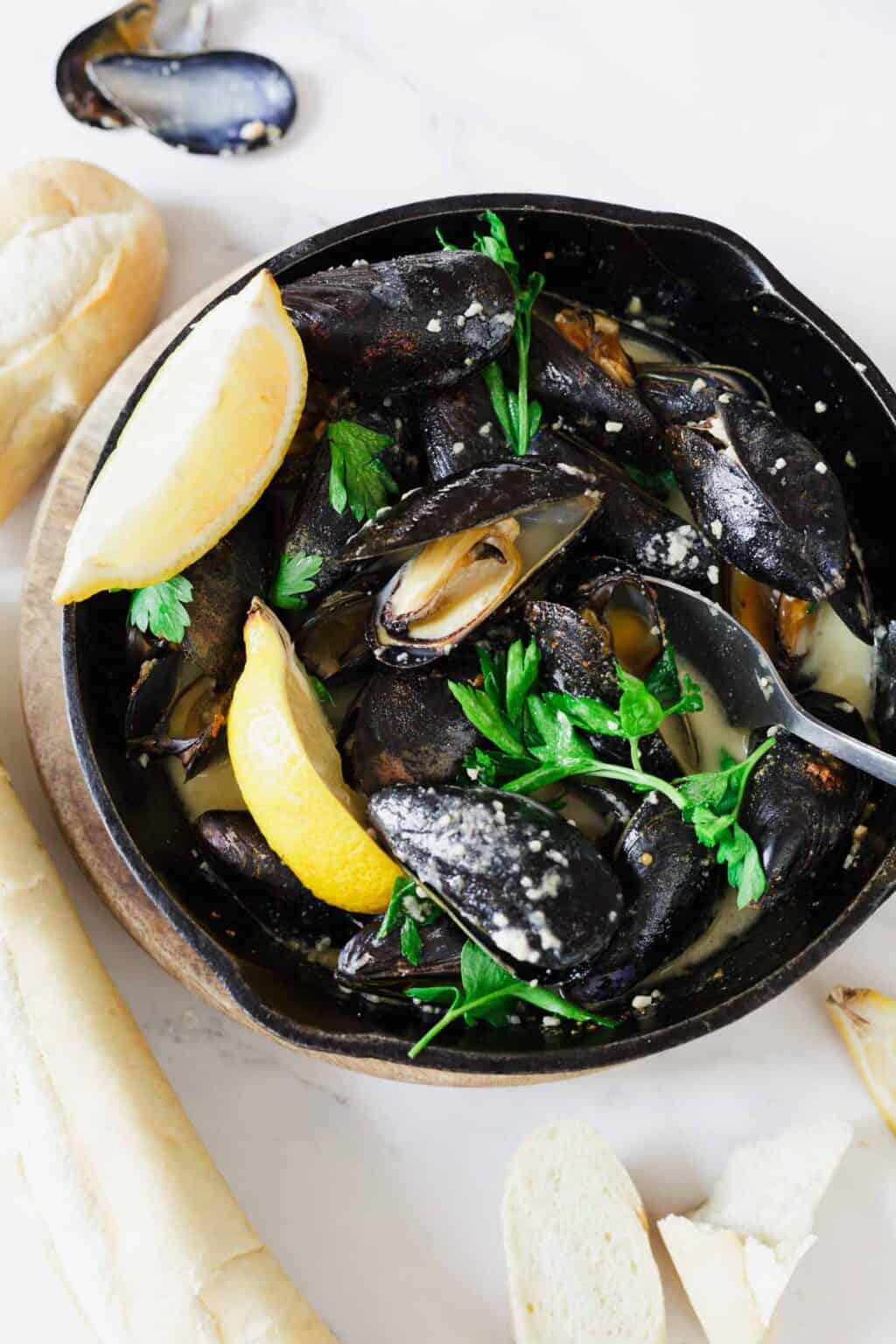 Easy Baked Mussles Recipe