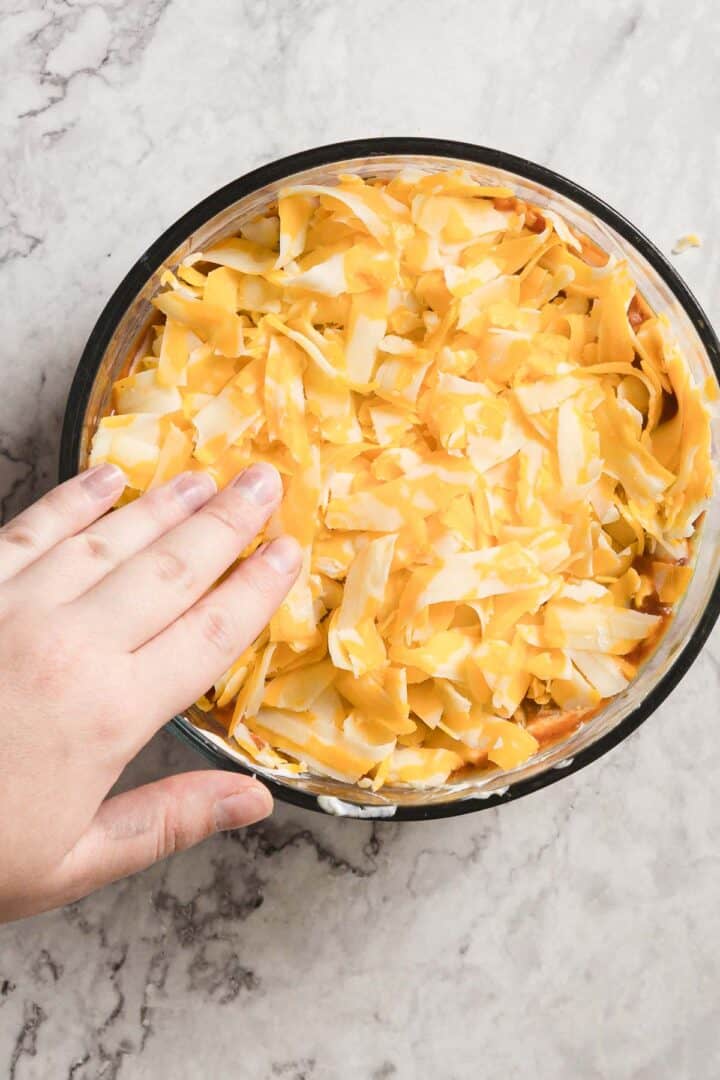 Easy Vegetarian Seven Layer Dip Recipe