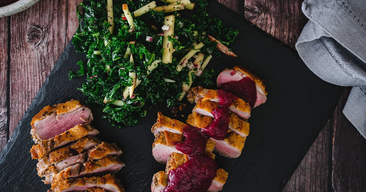 Pan Seared Duck Breast or the Perfect Valentines Day Appetizer