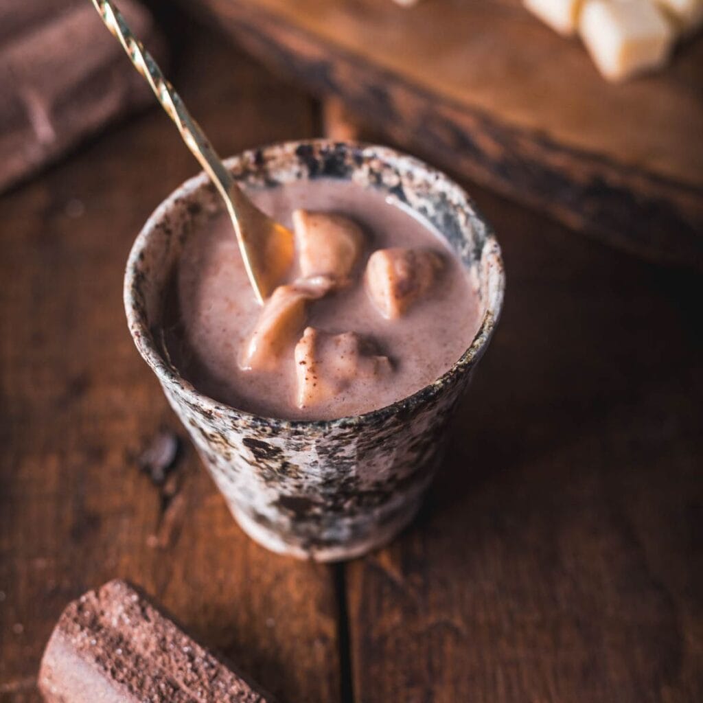 Colombian-Inspired Hot Chocolate with Cheese