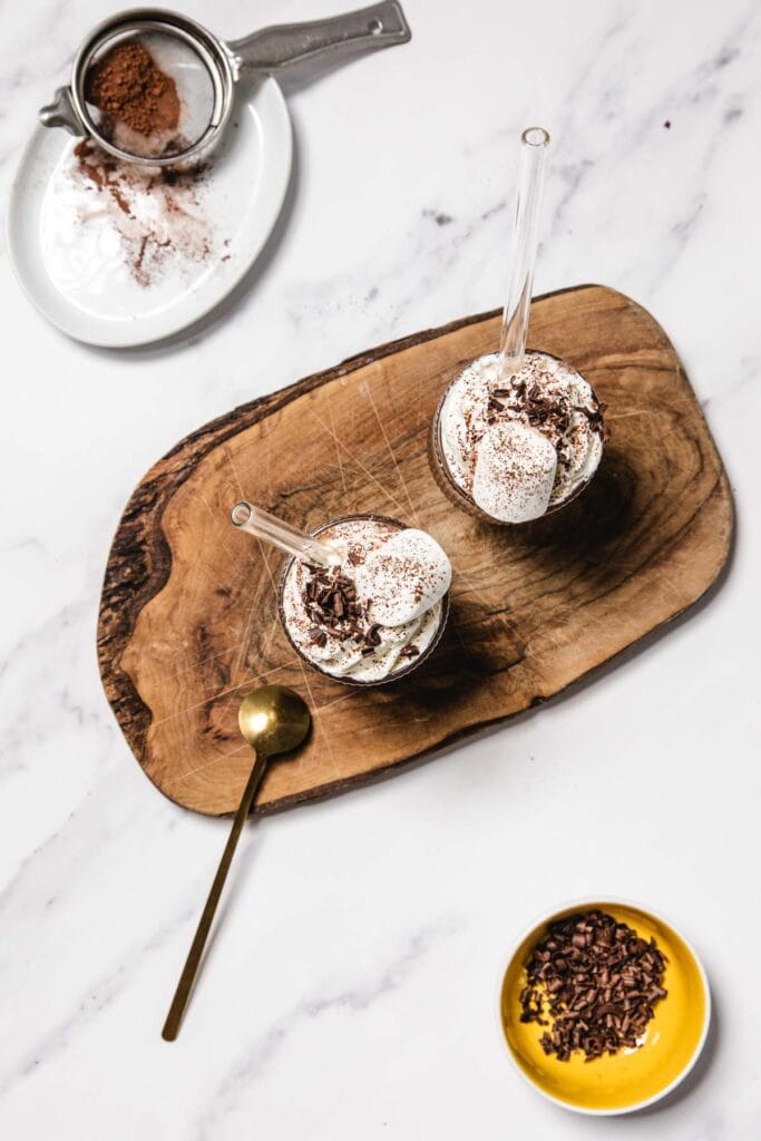 The easy frozen chocolate drink that doubles as dessert