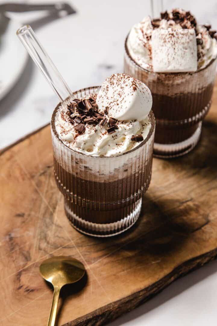The easy frozen chocolate drink that doubles as dessert